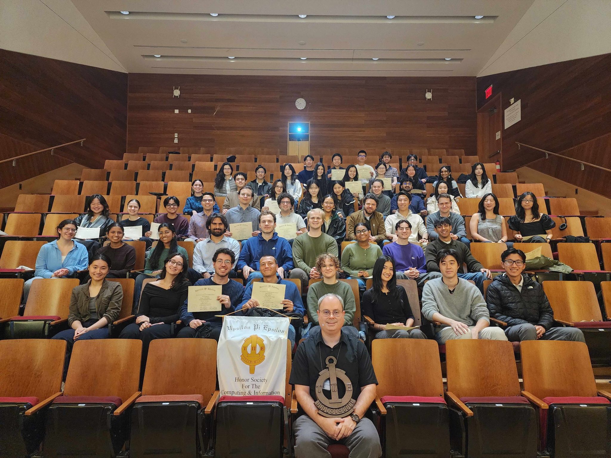 2025 UPE inductees at Columbia University – Upsilon Pi Epsilon